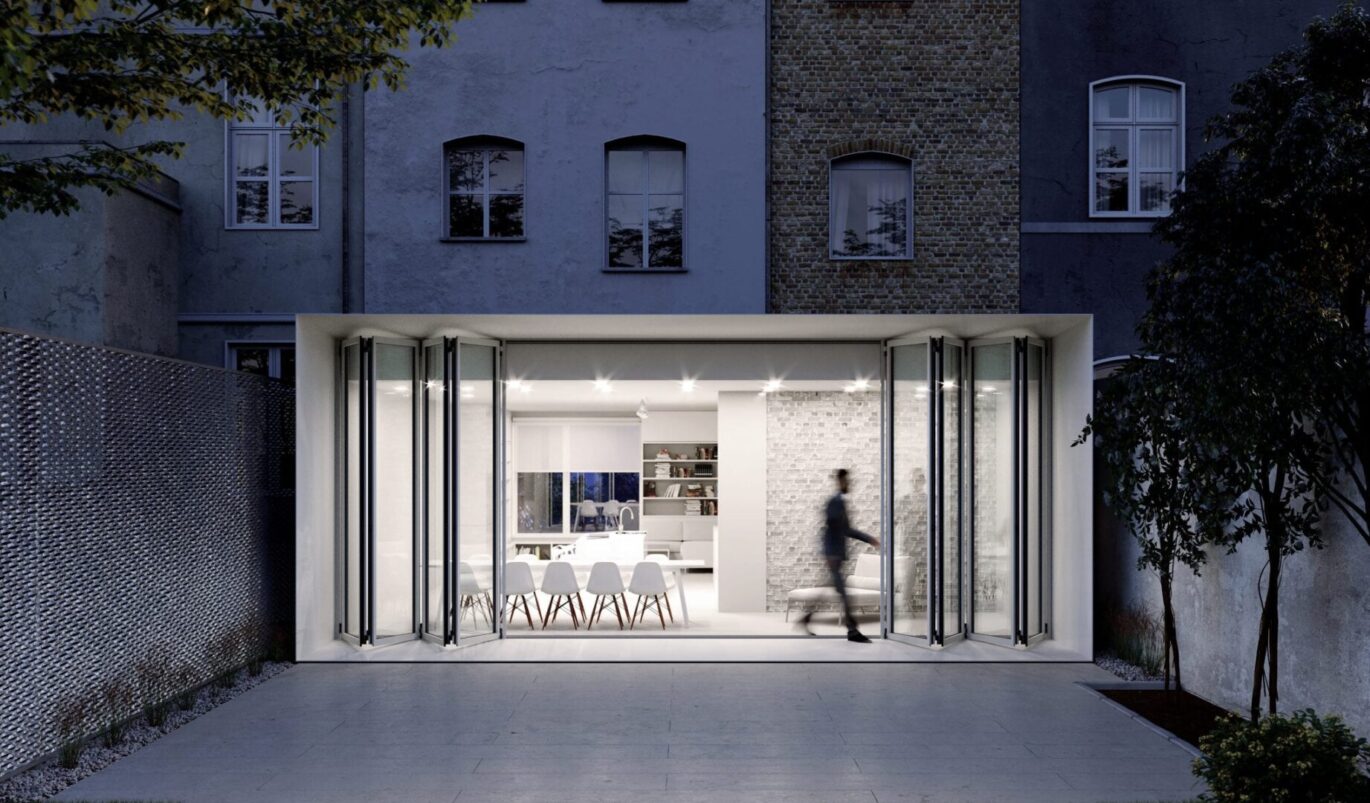 Solarlux Highline geïsoleerde vouwwand - Buiten-Goed