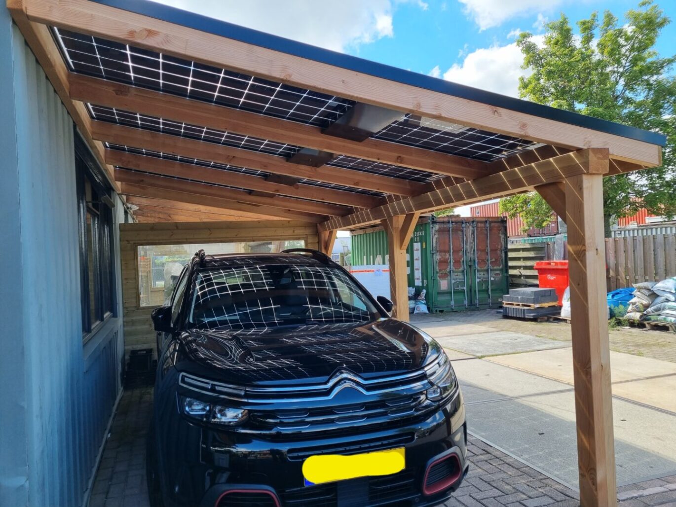 Pext Solar veranda / carport - Buiten-Goed